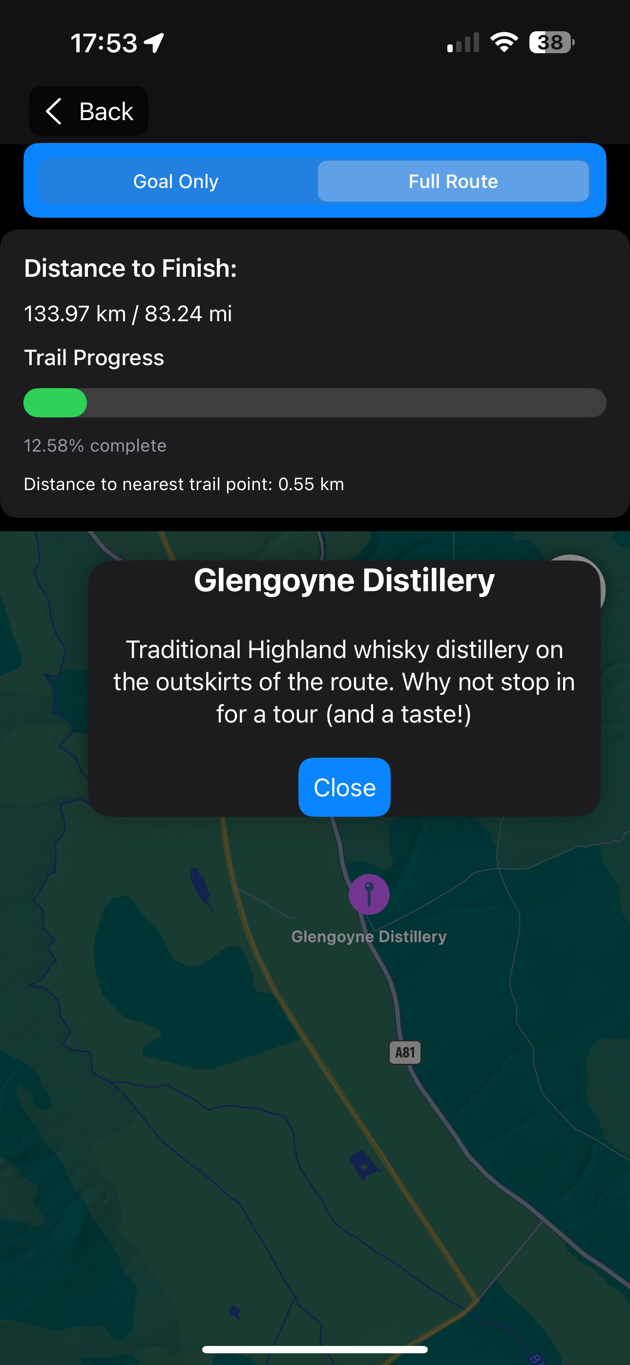 West Highland Way Map - GPS Trail Map & Route Guide (2025)
